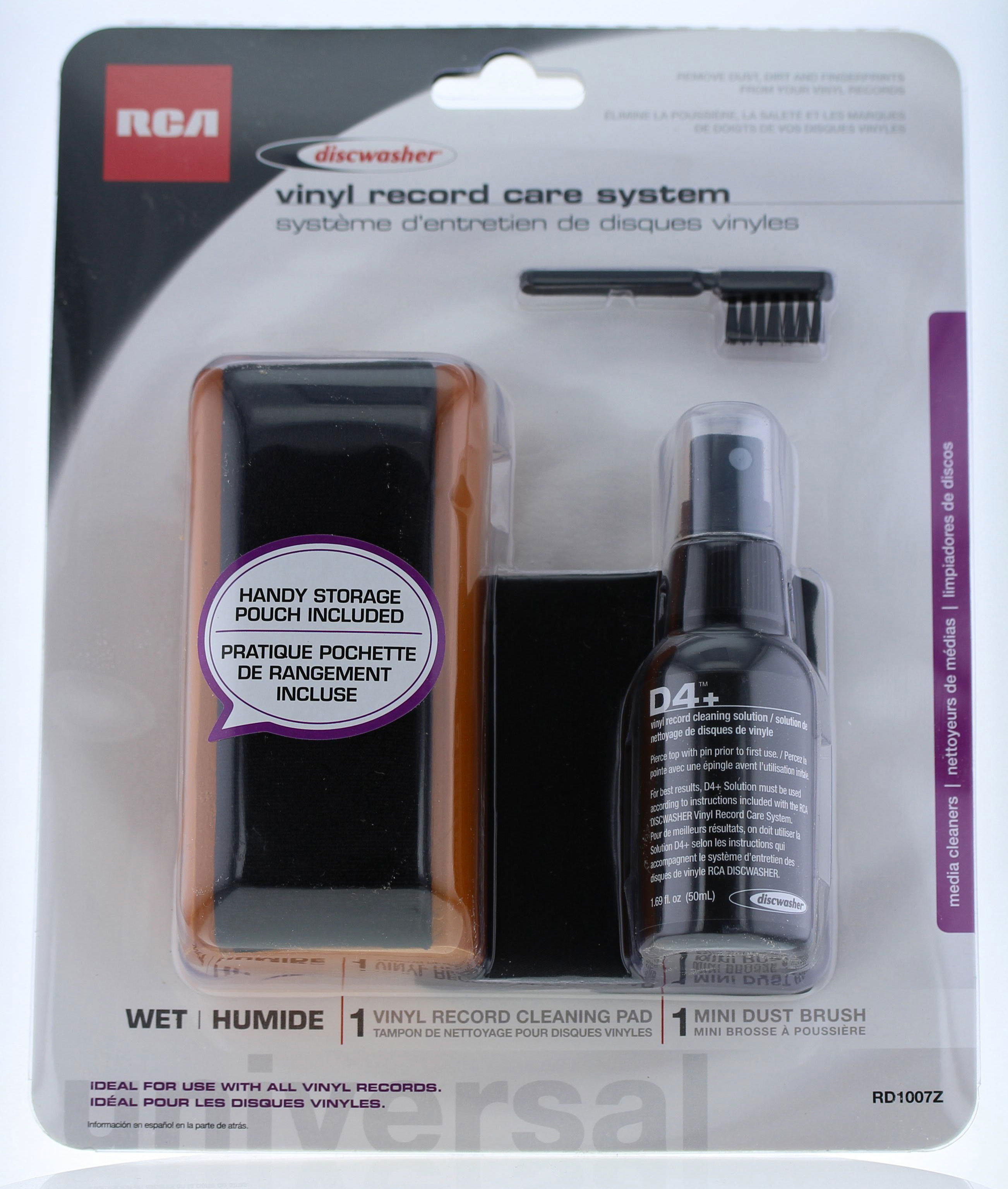 RCA Discwasher D4 RD1007Z Vinyl Record Care System: LP Gear