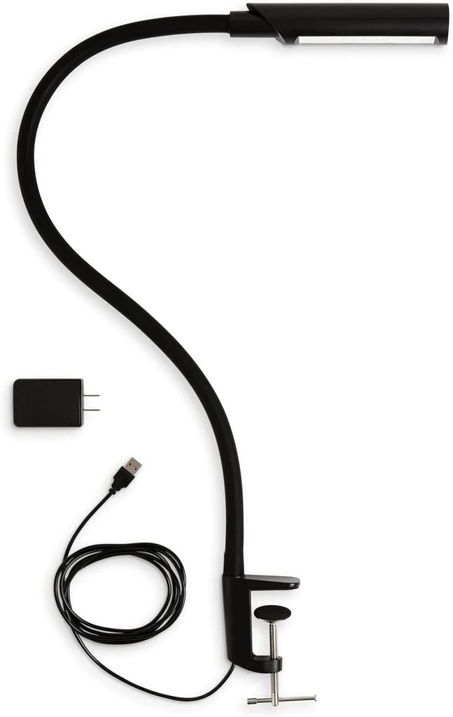 UBERLIGHT FLEX ULTIMATE LED TURNTABLE LIGHT, CLAMP (BLACK): LP Gear