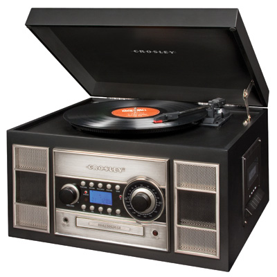 Crosley Memory Master II CD Recorder/USB - Black,Crosley CR2413A-BK ...