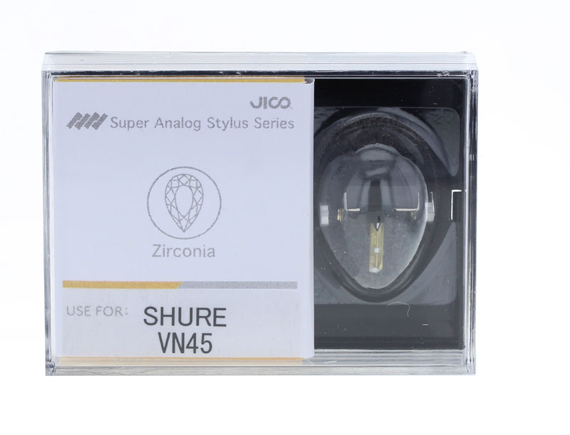 VN45HE Jico SAS/Zirconia HG stylus replacement for Shure VN45HE stylus ...