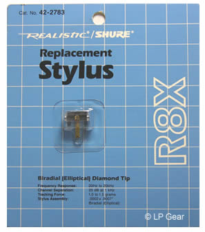 Shure 8X stylus Realistic R8X stylus | LP GEAR