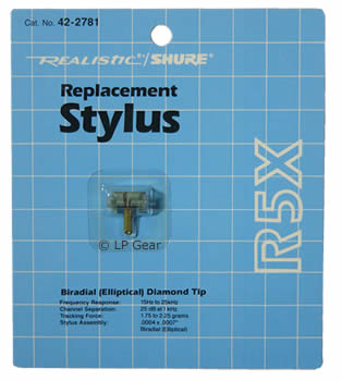 Shure 5X Realistic R5X Cat. No. 42-2781 stylus | LP GEAR
